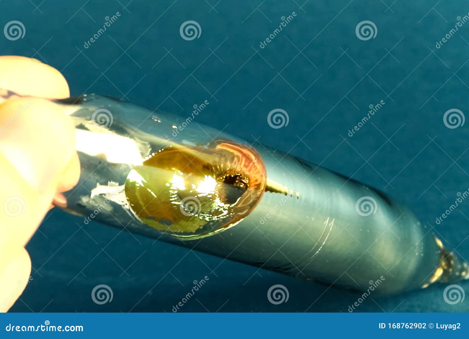 Cesium is Most Active Metal Capsule for Storing Cesium Stock Photo ...