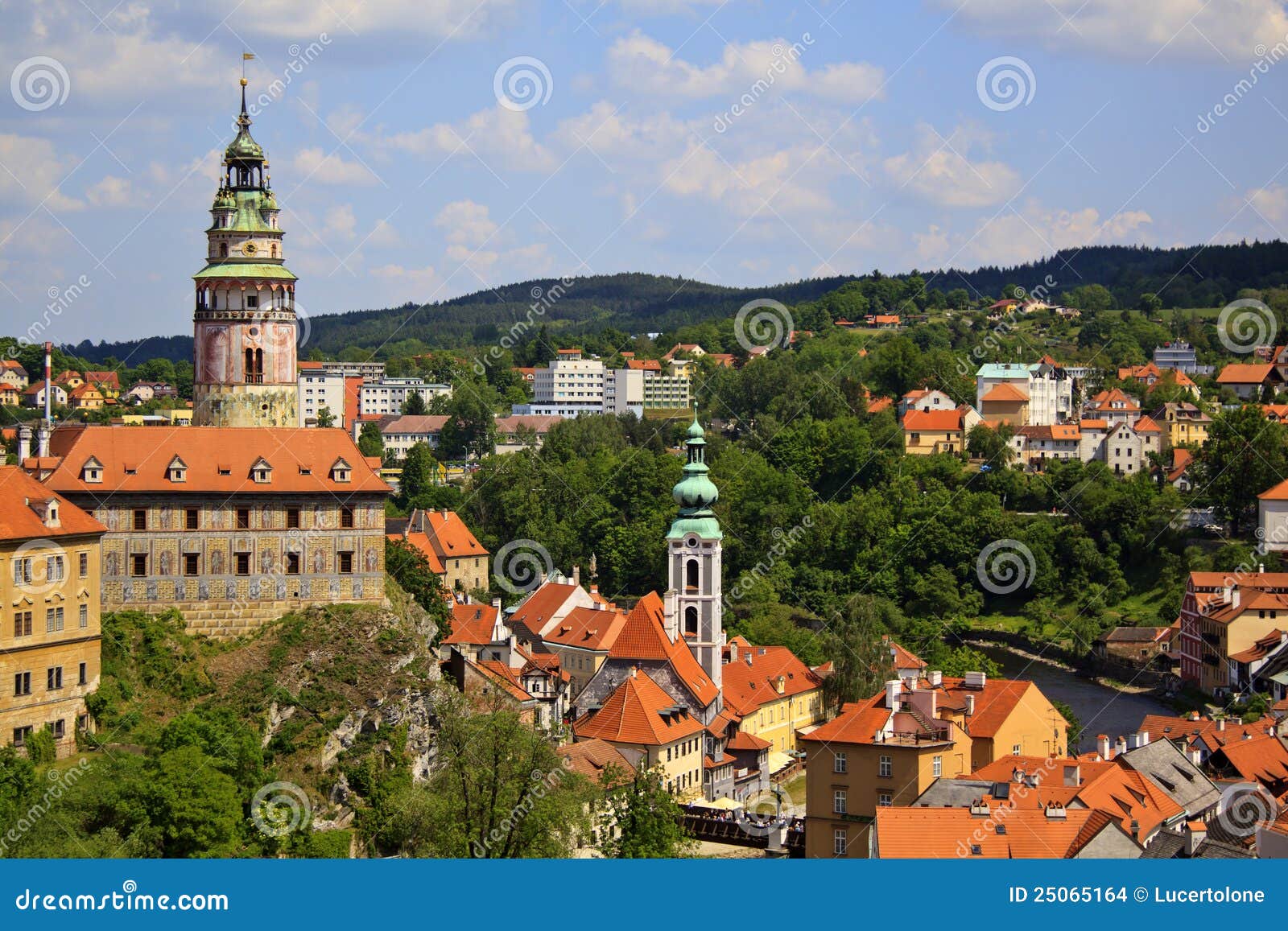 Cesky Krumlov castle stock photo. Image of praha, prague - 25065164