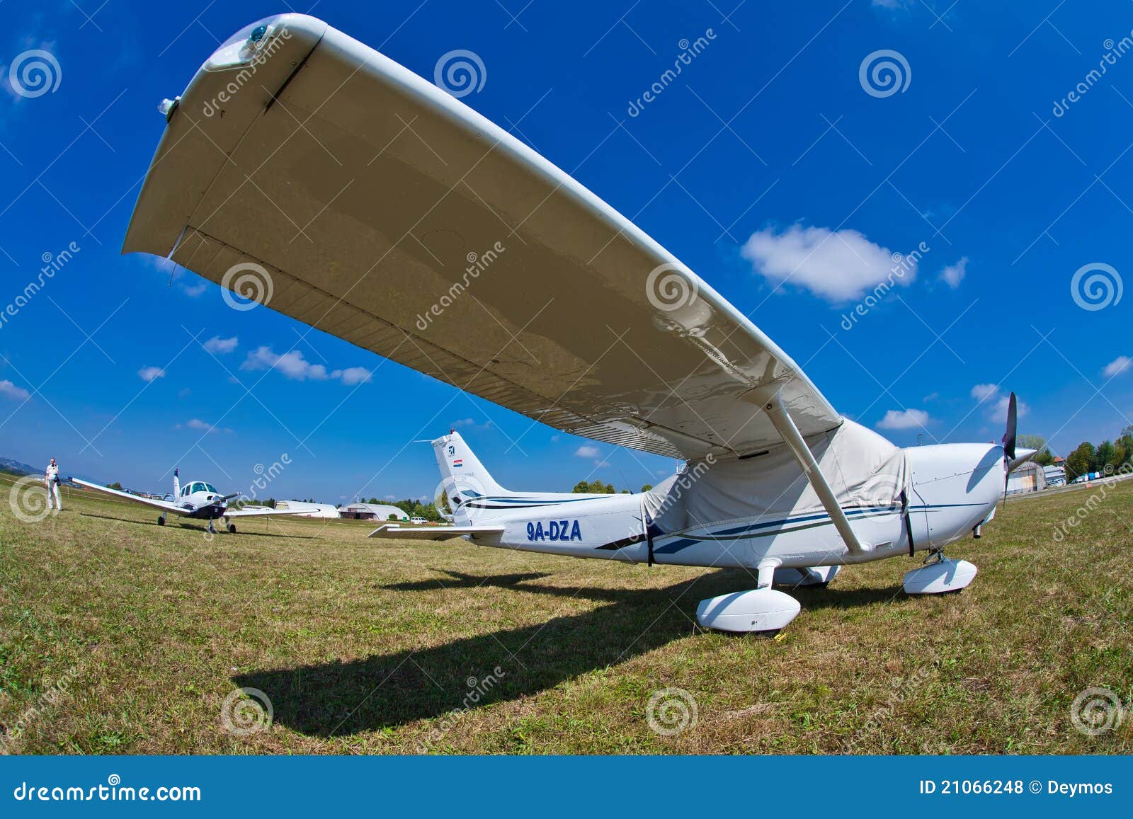 Cessna 172S Skyhawk during Air Show Editorial Stock Photo - Image of ...
