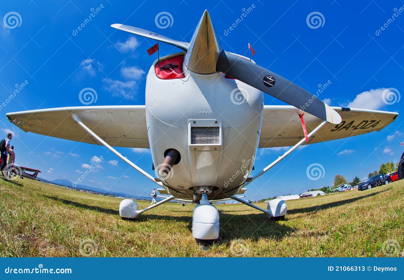Cessna 172S Skyhawk during Air Show Editorial Stock Photo - Image of ...