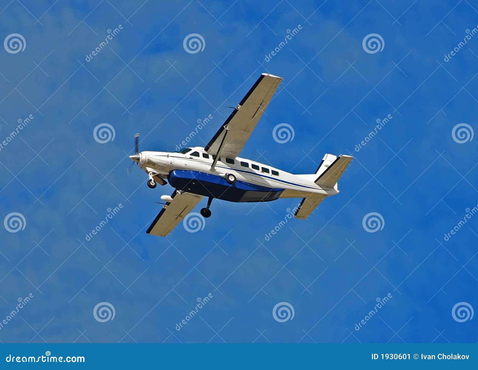 Cessna 208 Caravan Turboprop Stock Image - Image of transportation ...