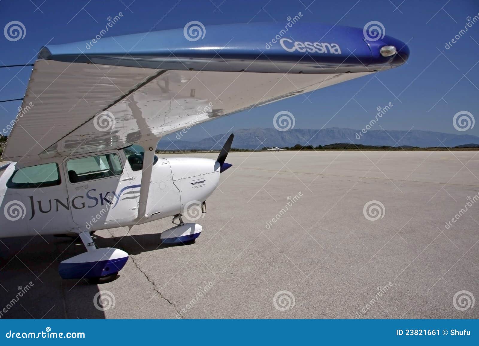 Cessna airplane editorial photo. Image of stone, dalmatia - 23821661