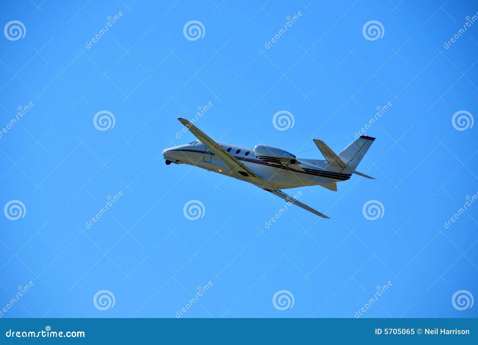 Cessna Citation III Model 650 Business Jet Rear View Royalty-Free Stock ...