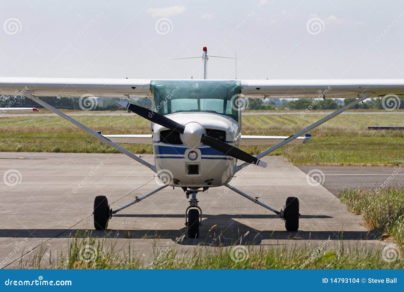 Cessna light aircraft stock photo. Image of blue, cessna - 14793104