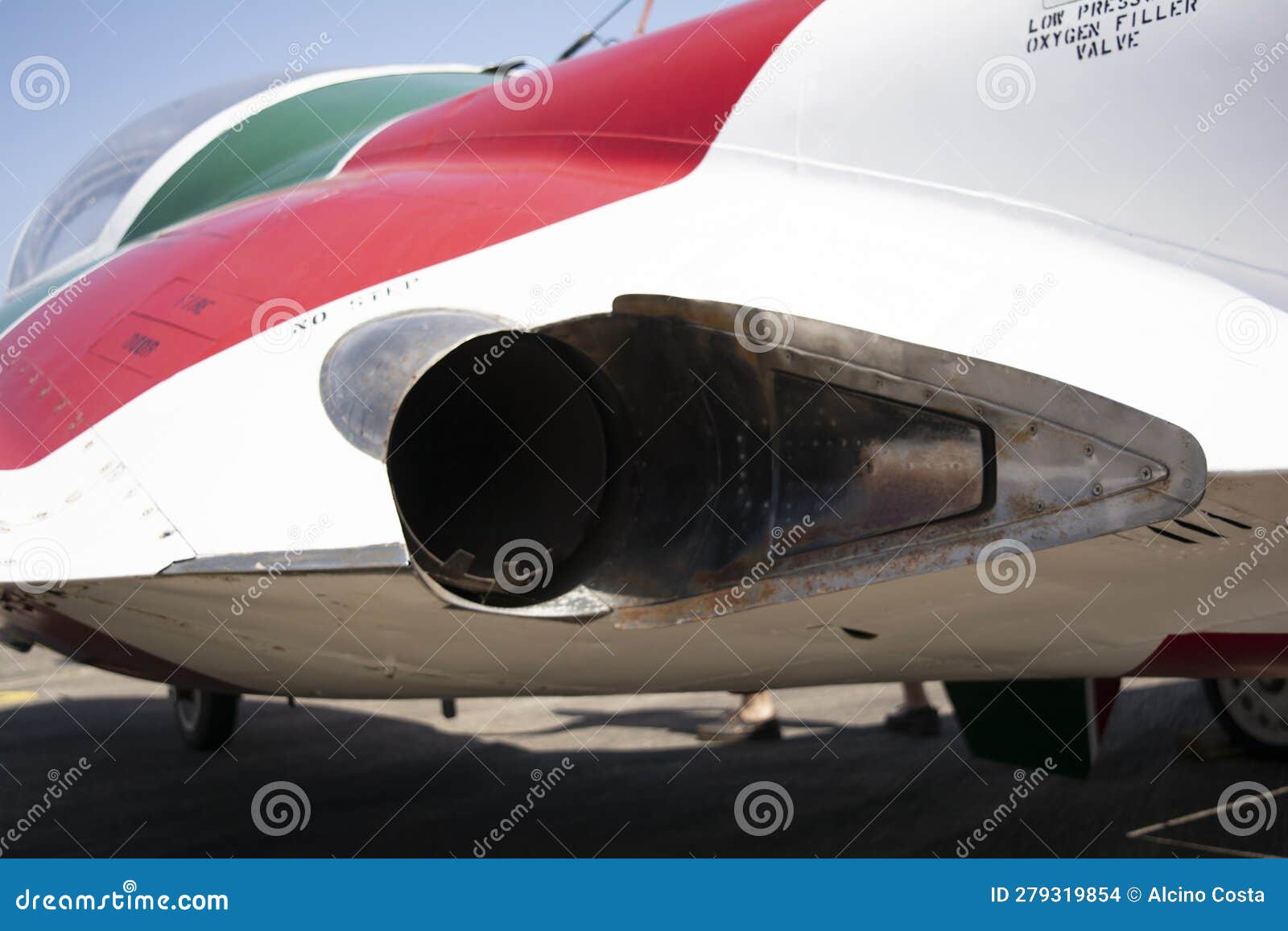 Cessna T-37 Airplane Jet Reactor Detail Stock Photo - Image of force ...