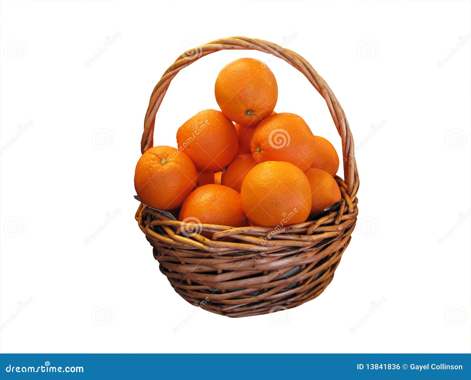 Cesta das laranjas foto de stock. Imagem de suculento - 13841836