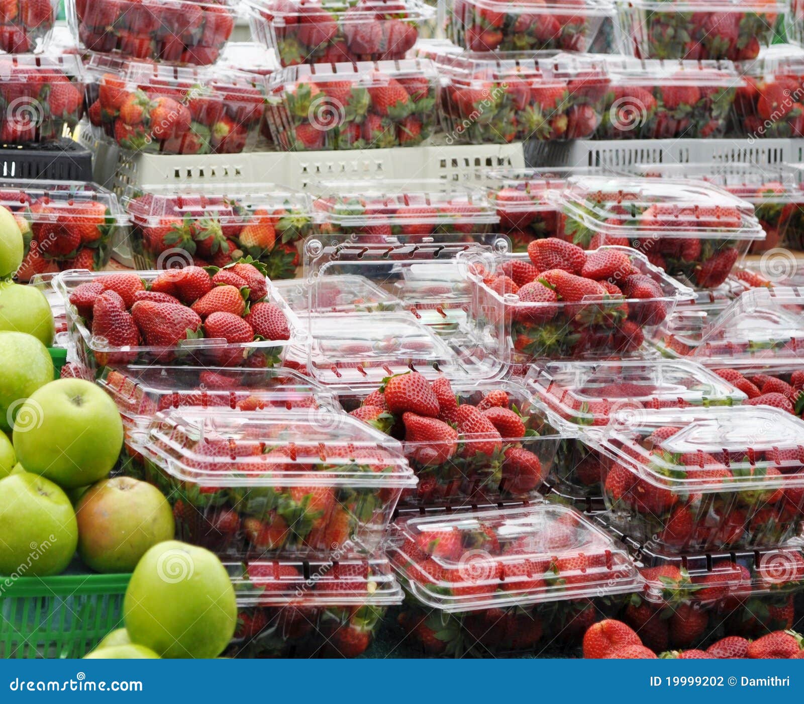 Cestelli della fragola fotografia stock. Immagine di fragole - 19999202