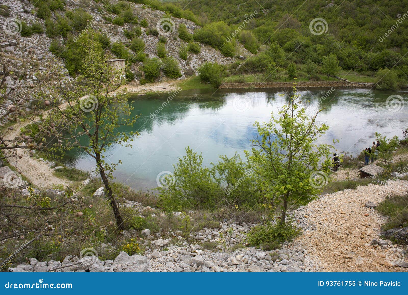 Cetina river spring editorial image. Image of clean, touristic - 93761755