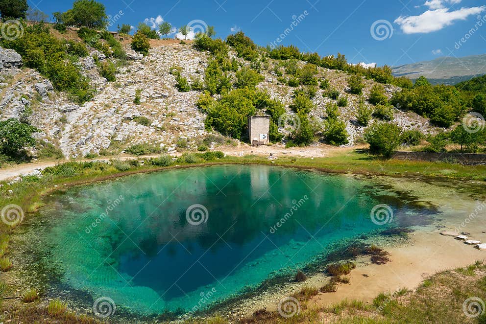 Cetina Water Source Spring in Croatia Stock Image - Image of gloves ...