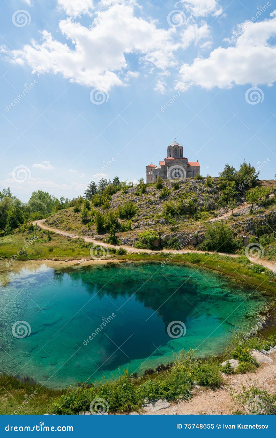 Cetina Water Source Spring in Croatia Stock Image - Image of hole ...