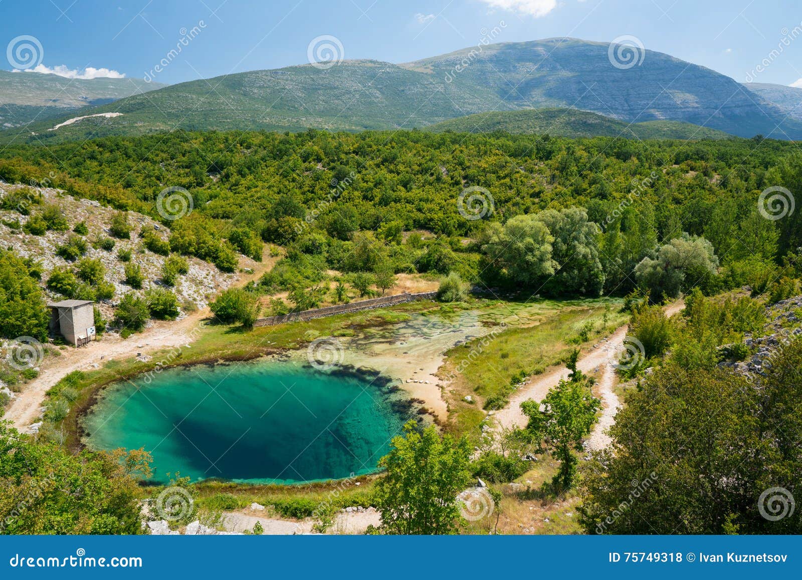 Cetina Water Source Spring in Croatia Stock Photo - Image of hole ...