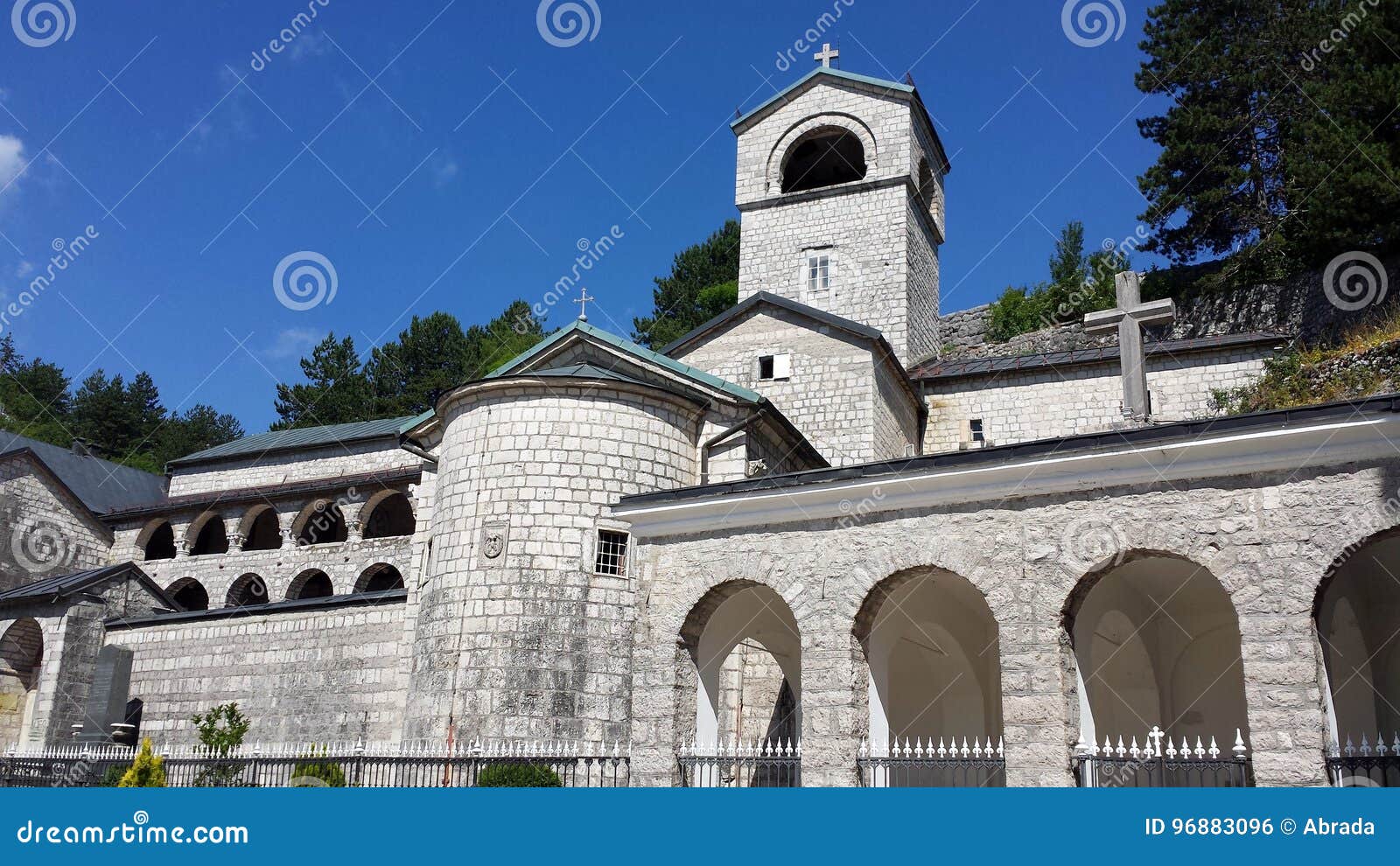 Cetinje Monastery, Montenegro Stock Photo - Image of people, church ...