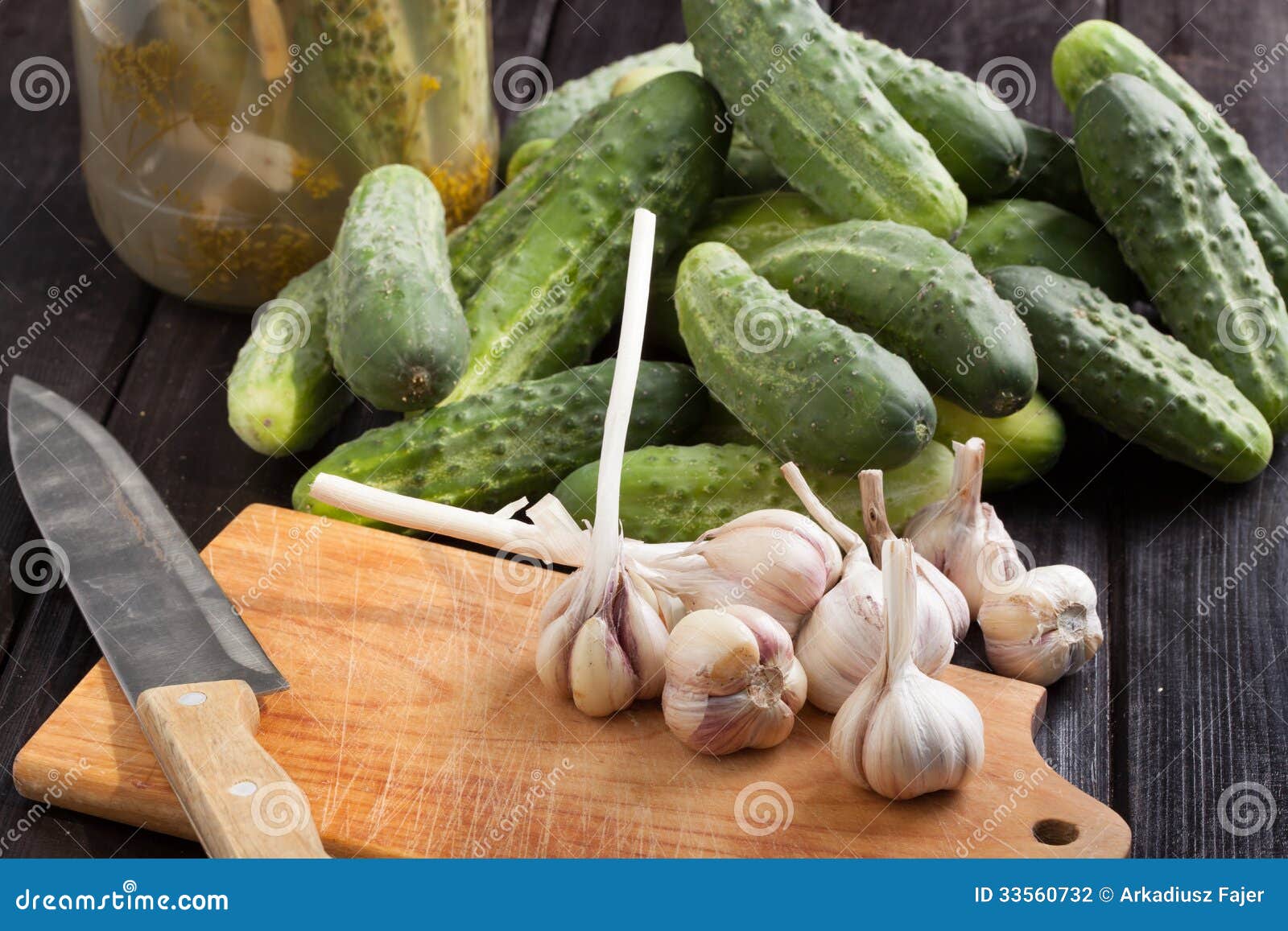 Cetrioli fotografia stock. Immagine di preparazione, cetriolini - 33560732