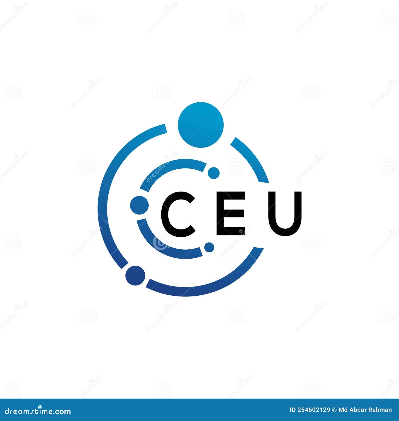CEU Letter Logo Design On White Background. CEU Creative Initials ...