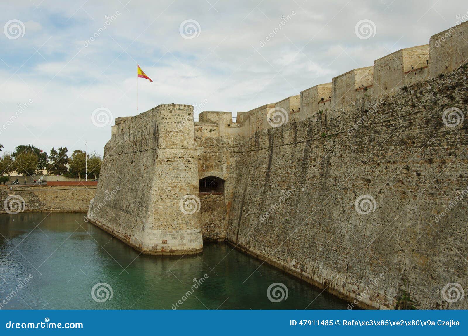 Ceuta bastion. stock image. Image of wall, medieval, landmark - 47911485