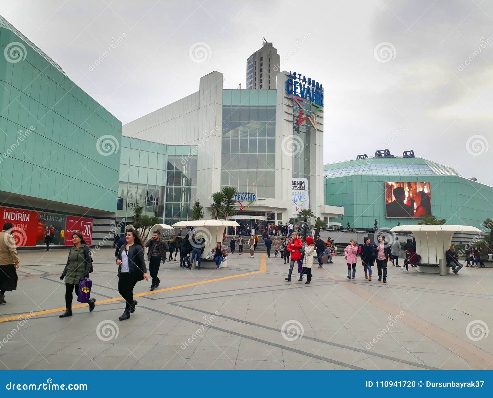 Cevahir AVM Em Sisli Istambul Imagem Editorial - Imagem de centro ...