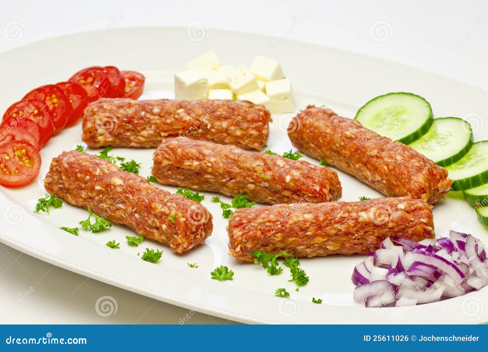 Cevapi on barbecue stock photo. Image of croatian, serbian - 25611026