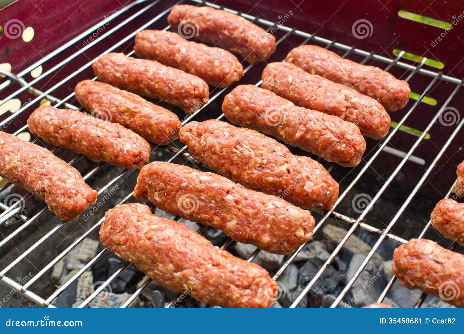 Cevapi on the BBQ stock image. Image of chevap, east - 35450681