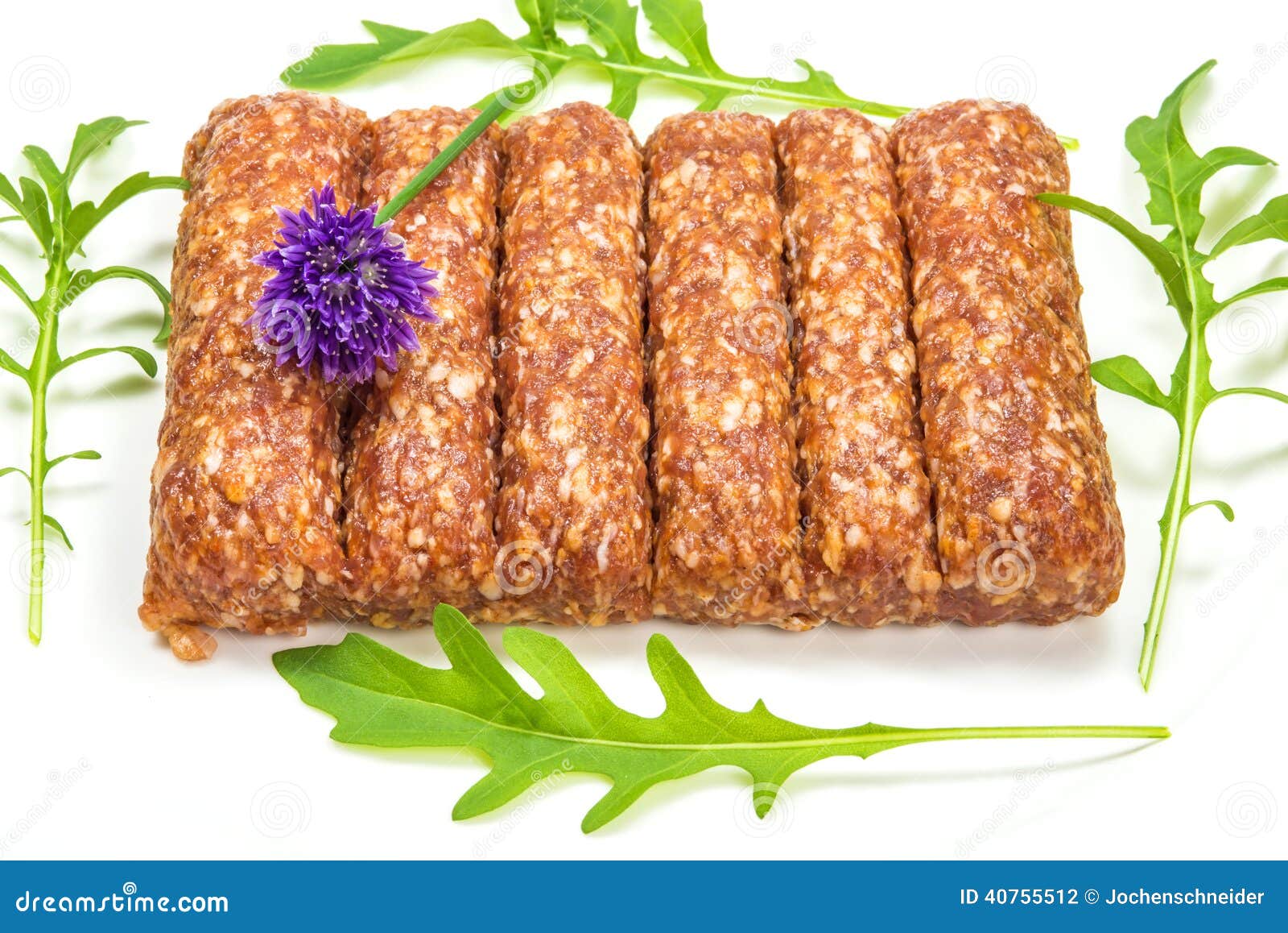 Cevapi, raw stock photo. Image of closeup, minced, barbecue - 40755512
