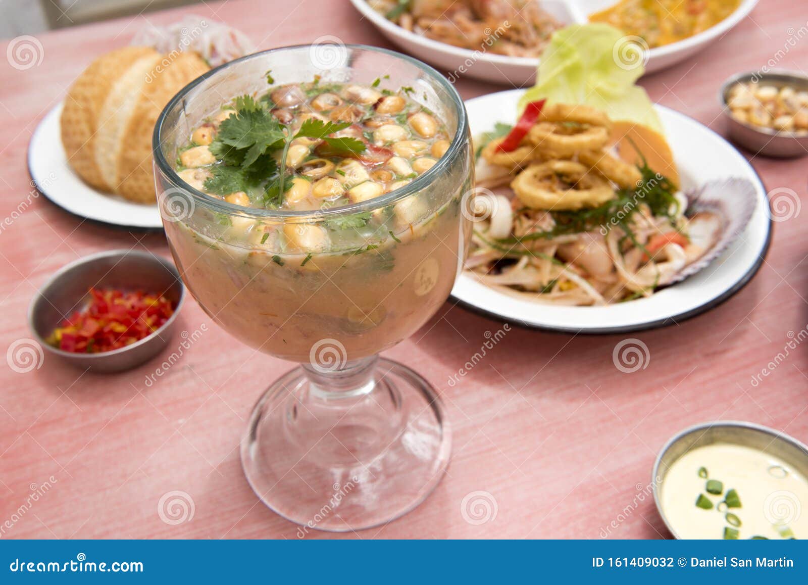 Ceviche is the Most Popular Seafood Peruvian Dish from Lima. Stock ...