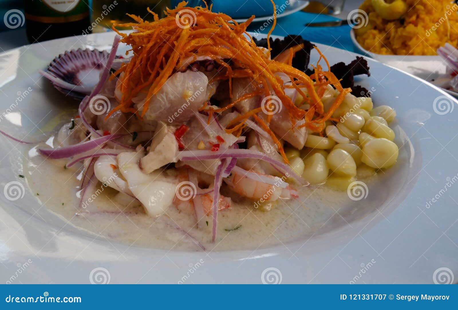 Ceviche, Traditional Food Of Peru Stock Photo | CartoonDealer.com ...