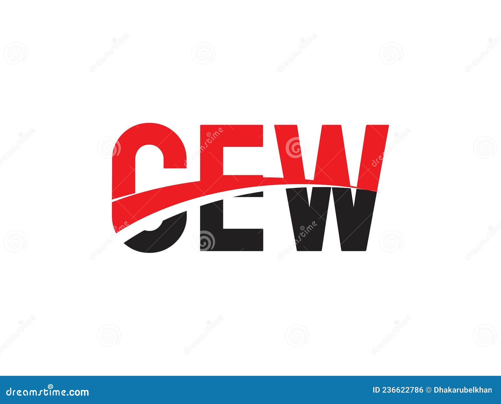 CEW Letter Initial Logo Design Vector Illustration Stock Vector ...