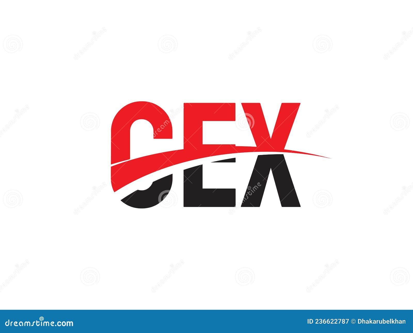CEX Letter Initial Logo Design Vector Illustration Stock Vector ...