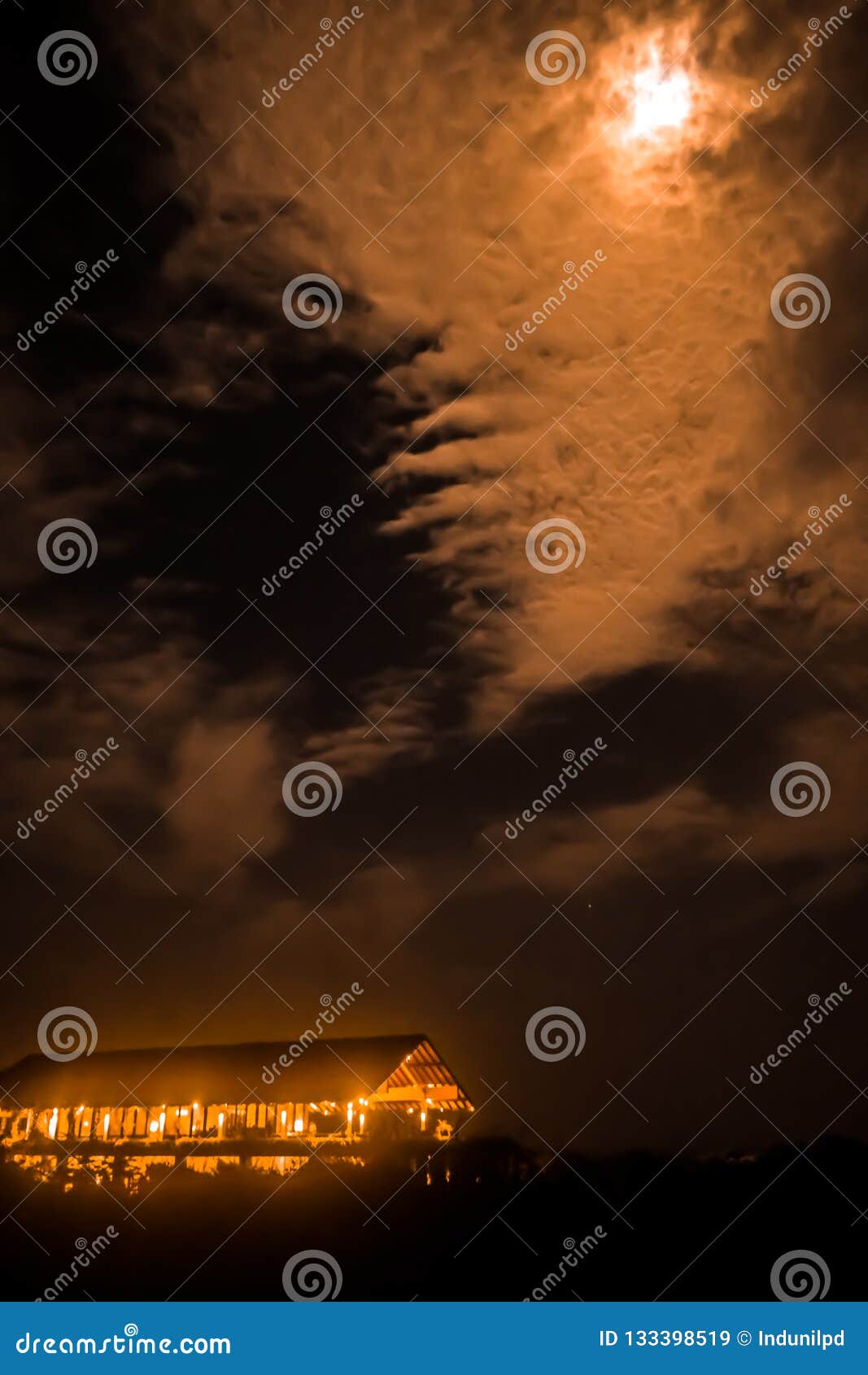 Moonlight In Sri Lanka Royalty-Free Stock Photography | CartoonDealer ...