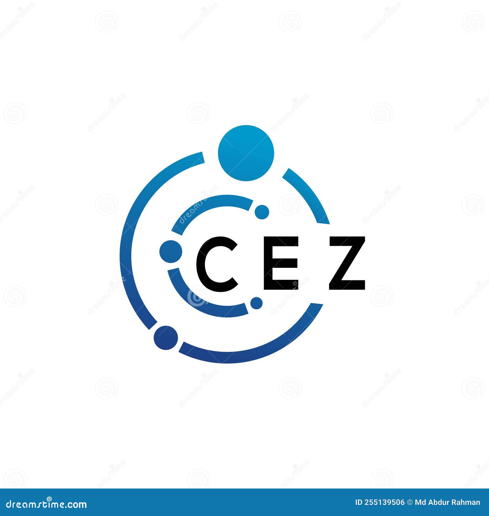 CEZ Letter Logo Design on White Background. CEZ Creative Initials ...