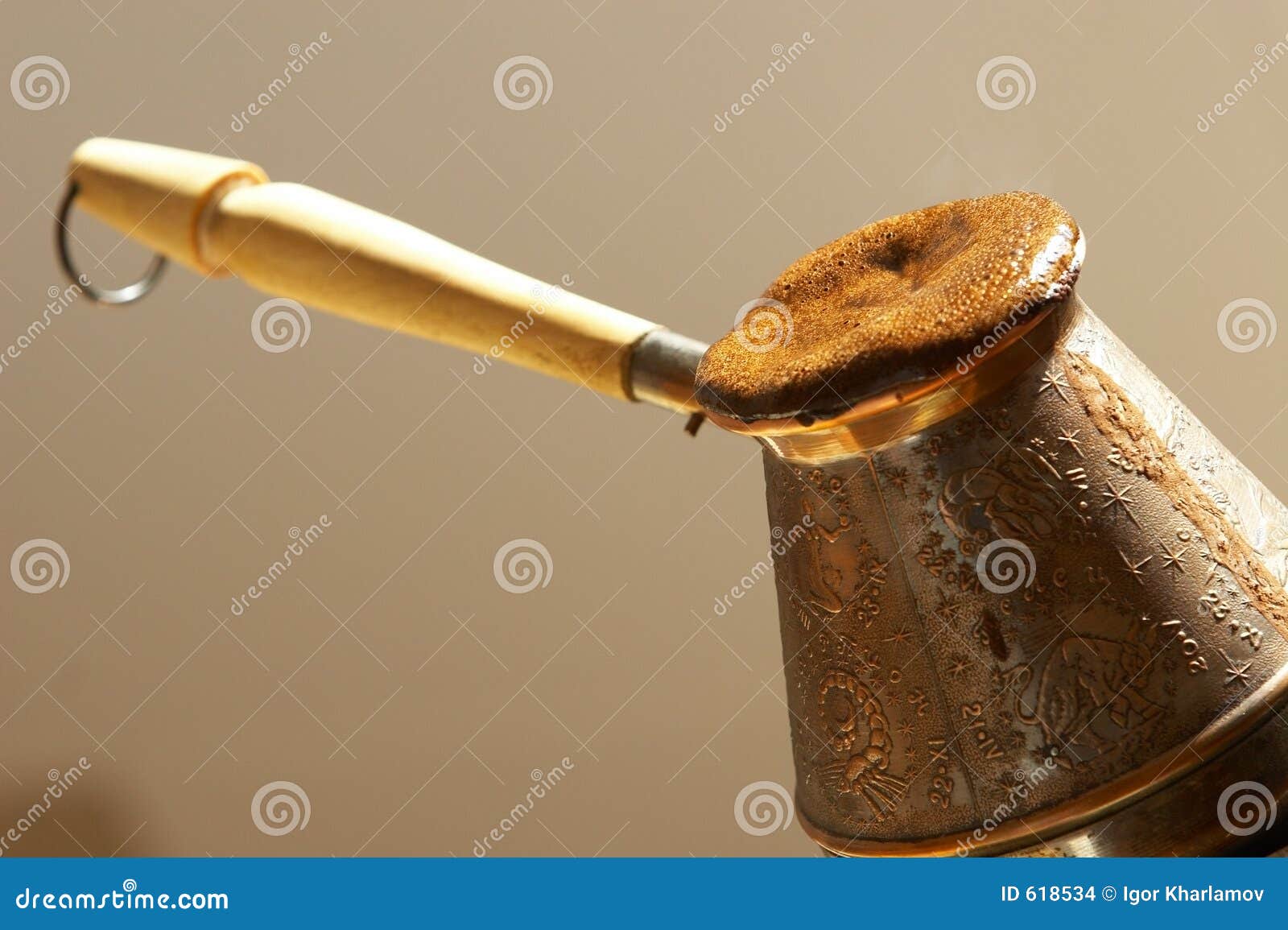 Cezve and turkish coffee stock photo. Image of moslem, traditional - 618534