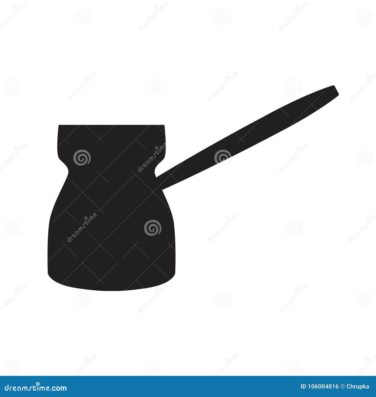 Cezve Turkish Coffee Maker Icon Stock Vector - Illustration of turkish ...