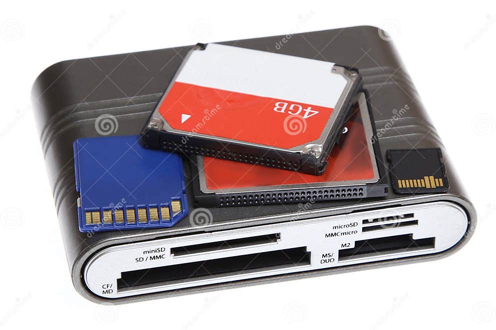Cf Card Sd Md Mmc Micro Sd M2 Ms Duo Reader Multi Memory for Cam Stock ...