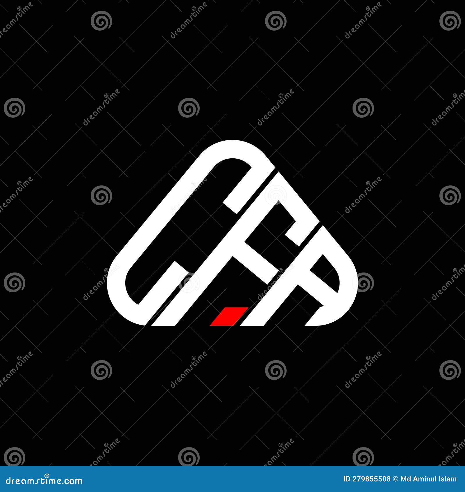CFA Letter Logo Creative Design with Vector Graphic, CFA Simple and ...