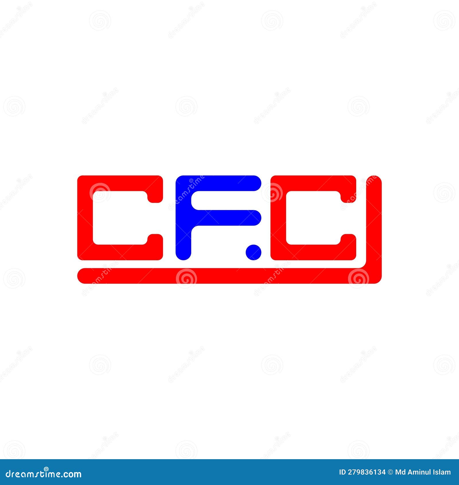 CFC Letter Logo Creative Design with Vector Graphic, CFC Stock Vector ...