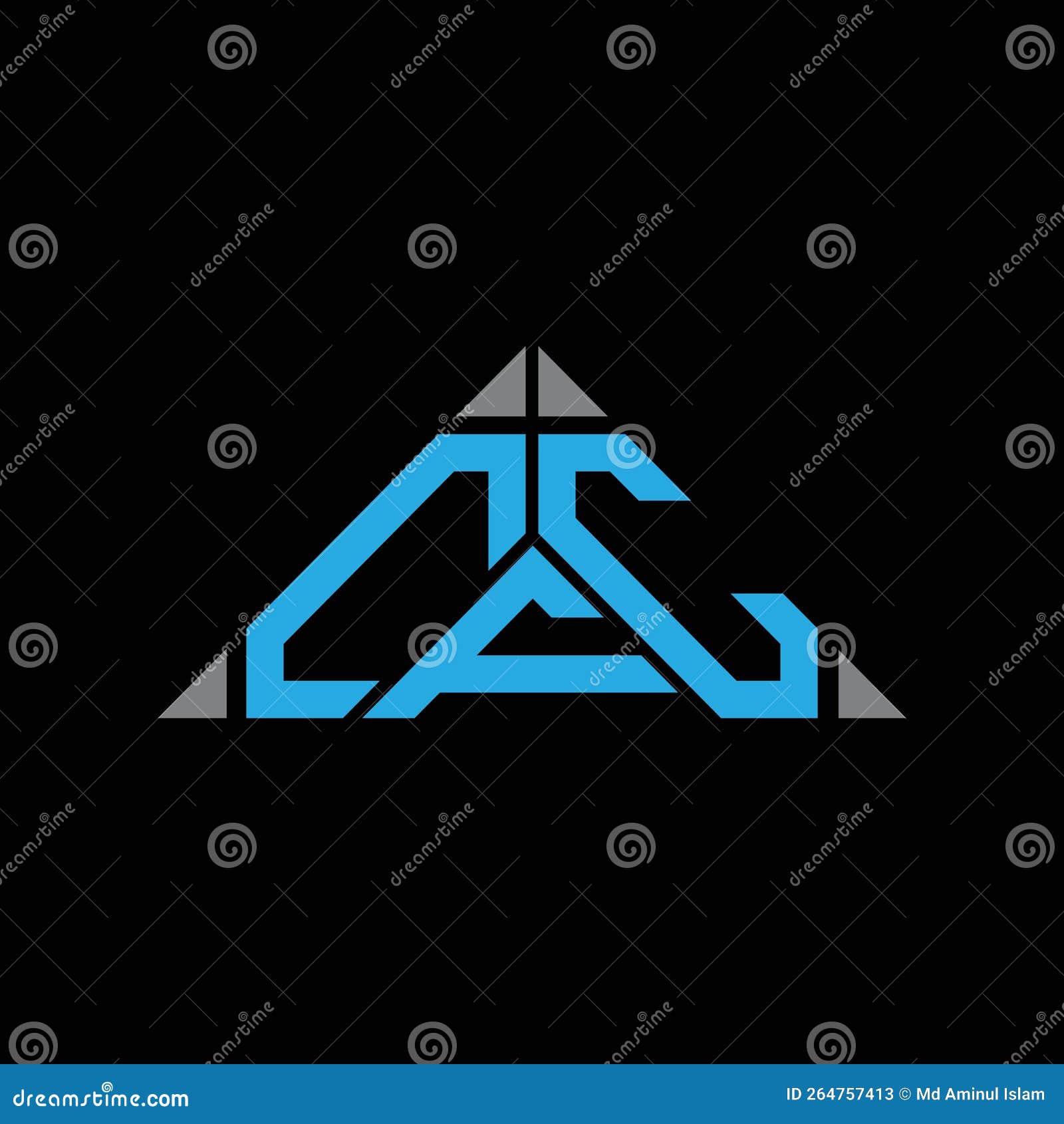 CFC Letter Logo Creative Design with Vector Graphic, Stock Vector ...