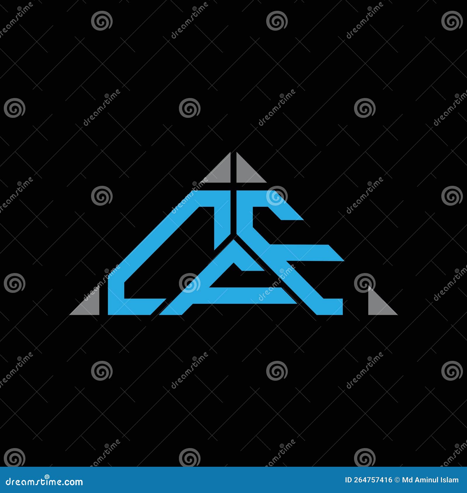 CFF Letter Logo Creative Design with Vector Graphic, Stock Vector ...