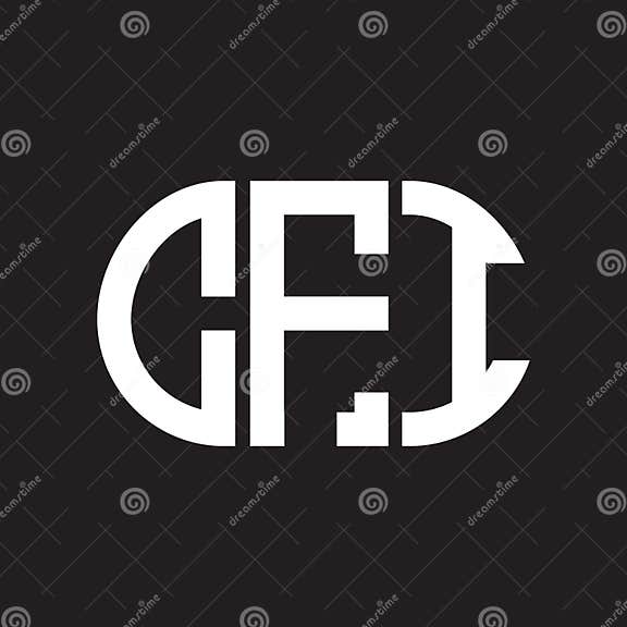 CFI Letter Logo Design on Black Background. CFI Creative Initials ...