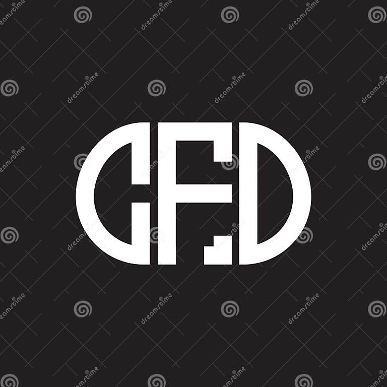 CFO Letter Logo Design on Black Background. CFO Creative Initials ...