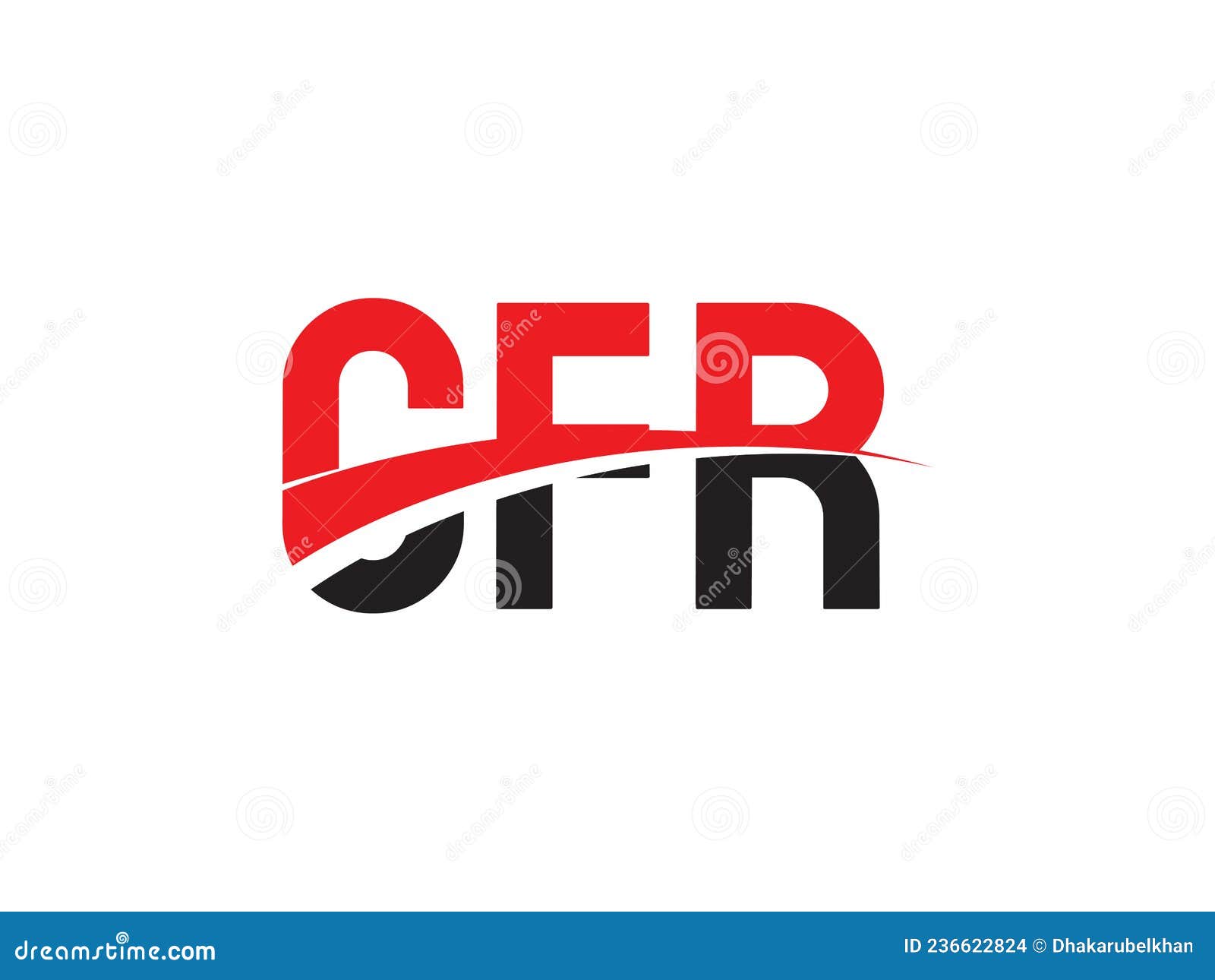 CFR Letter Initial Logo Design Vector Illustration Stock Vector ...