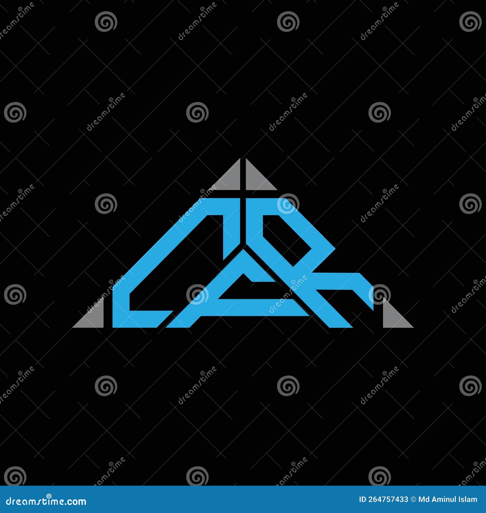 CFR Letter Logo Creative Design with Vector Graphic, Stock Vector ...