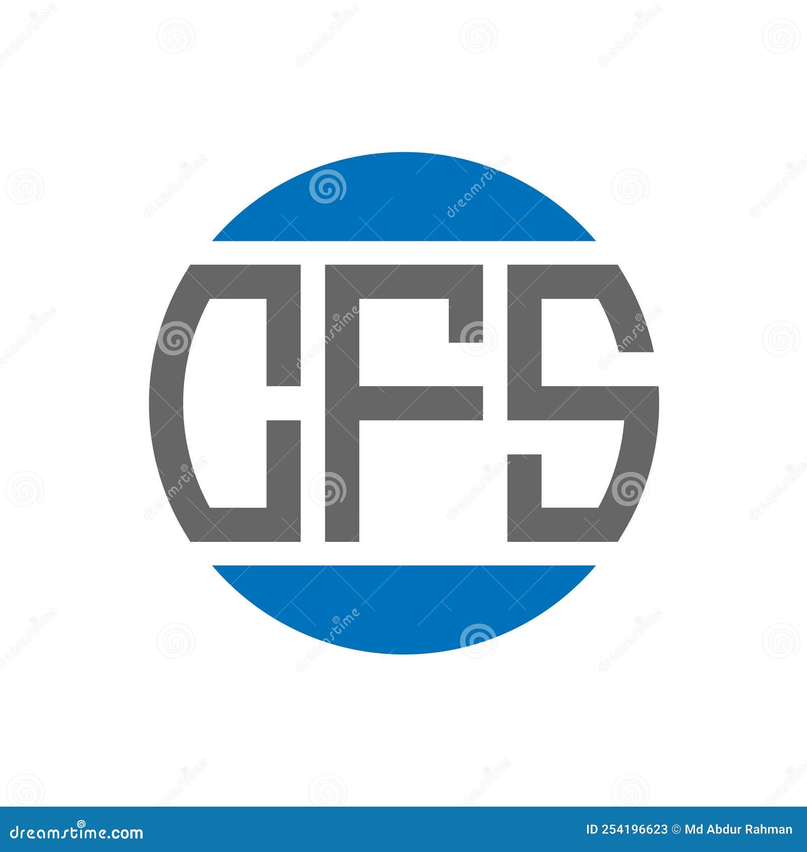CFS Letter Logo Design on White Background. CFS Creative Initials ...