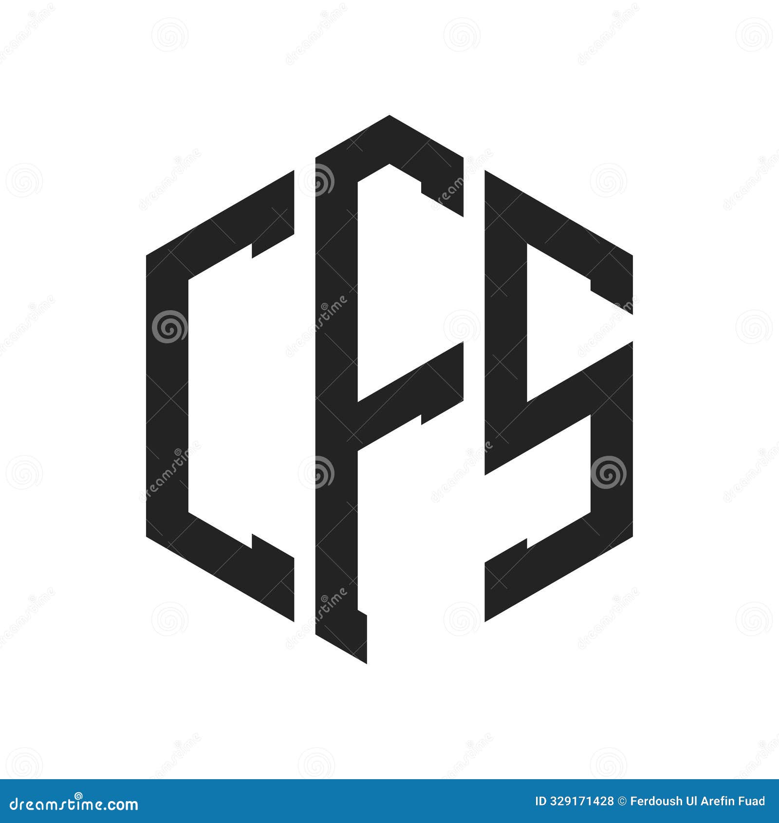 CFS Logo Design. Initial Letter CFS Monogram Logo Using Hexagon Shape ...