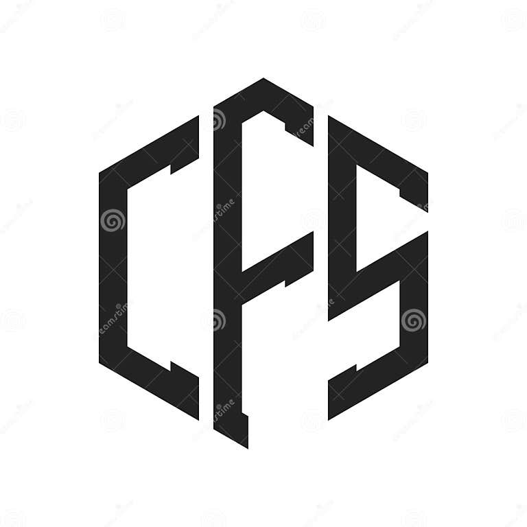 CFS Logo Design. Initial Letter CFS Monogram Logo Using Hexagon Shape ...