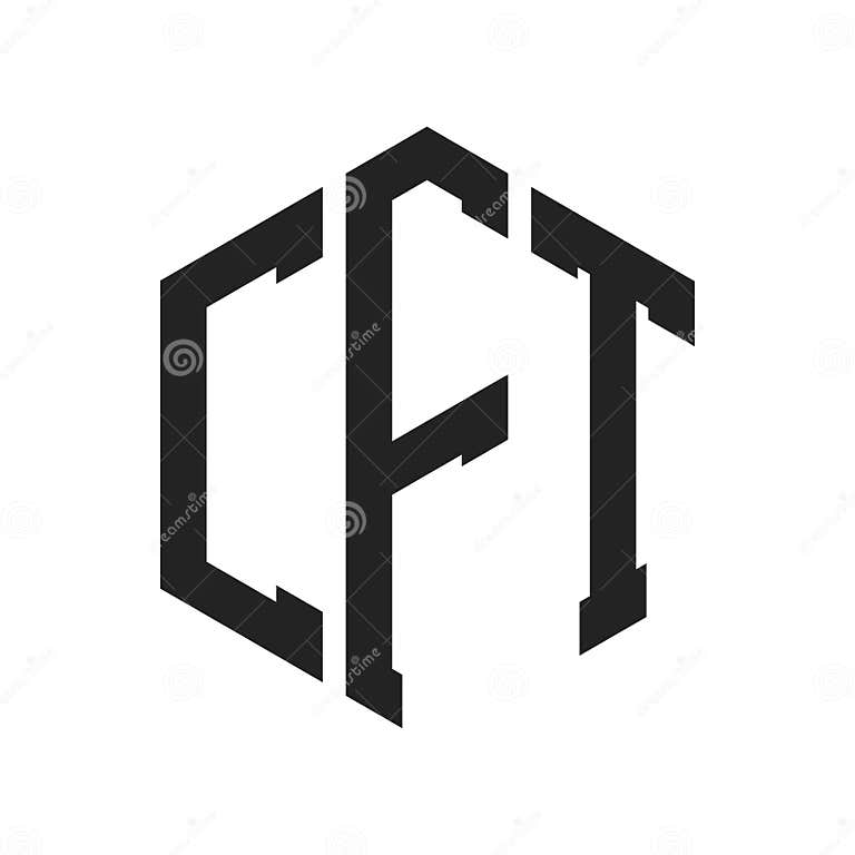 CFT Logo Design. Initial Letter CFT Monogram Logo Using Hexagon Shape ...
