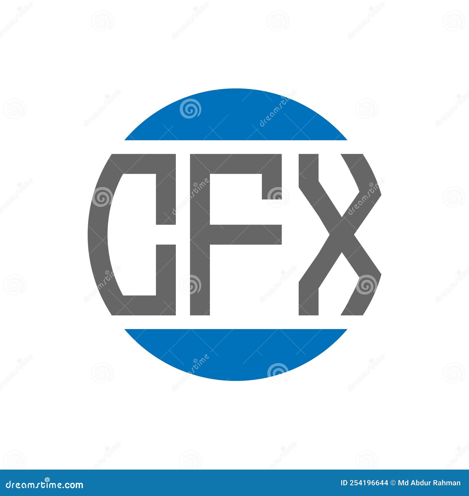 CFX Letter Logo Design on White Background. CFX Creative Initials ...