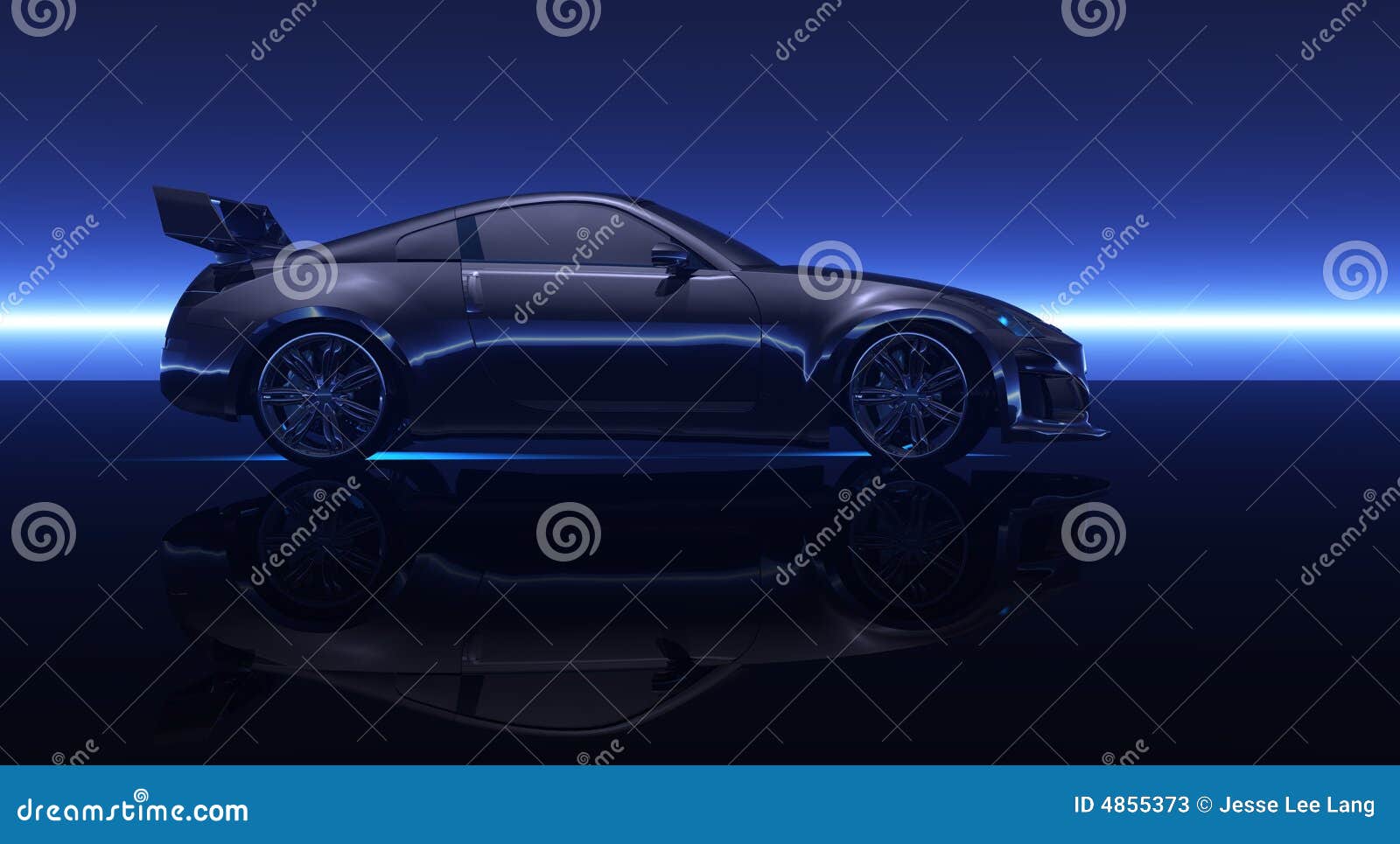Cg car stock illustration. Illustration of render, custom - 4855373