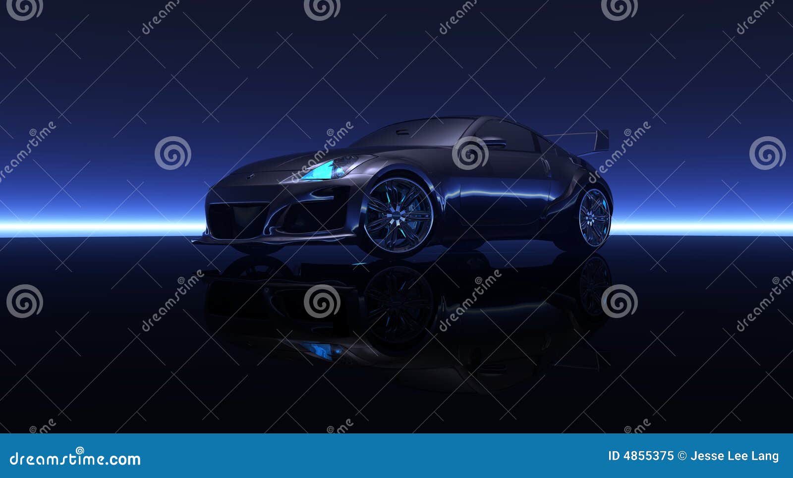 Cg car stock illustration. Illustration of technology - 4855375