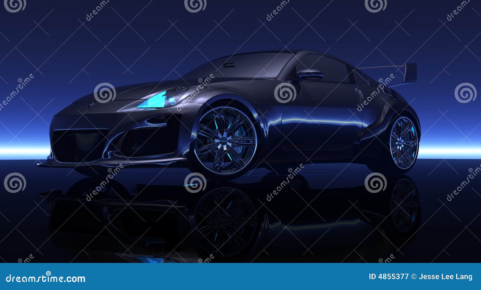 Cg car stock illustration. Illustration of sports, digital - 4855377
