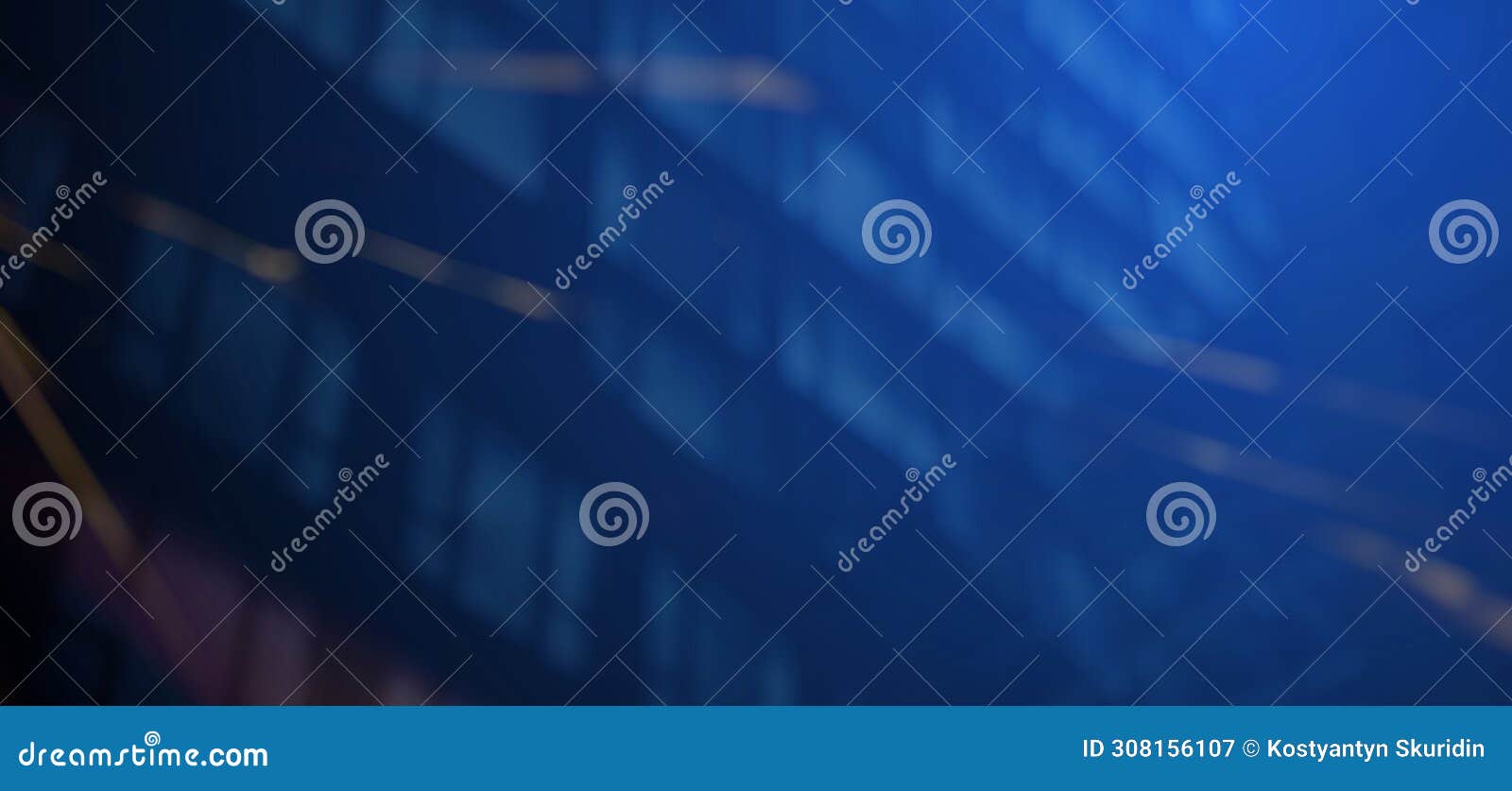 Cg Collage Modern Translucent Building Structures in Blue Tones. Dark ...