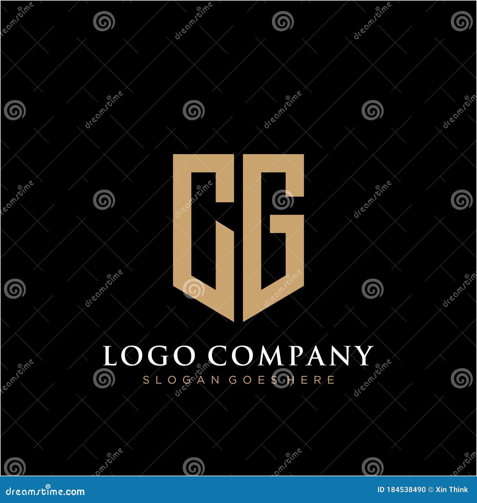 CG Letter Logo Icon Design Template Elements Stock Vector ...